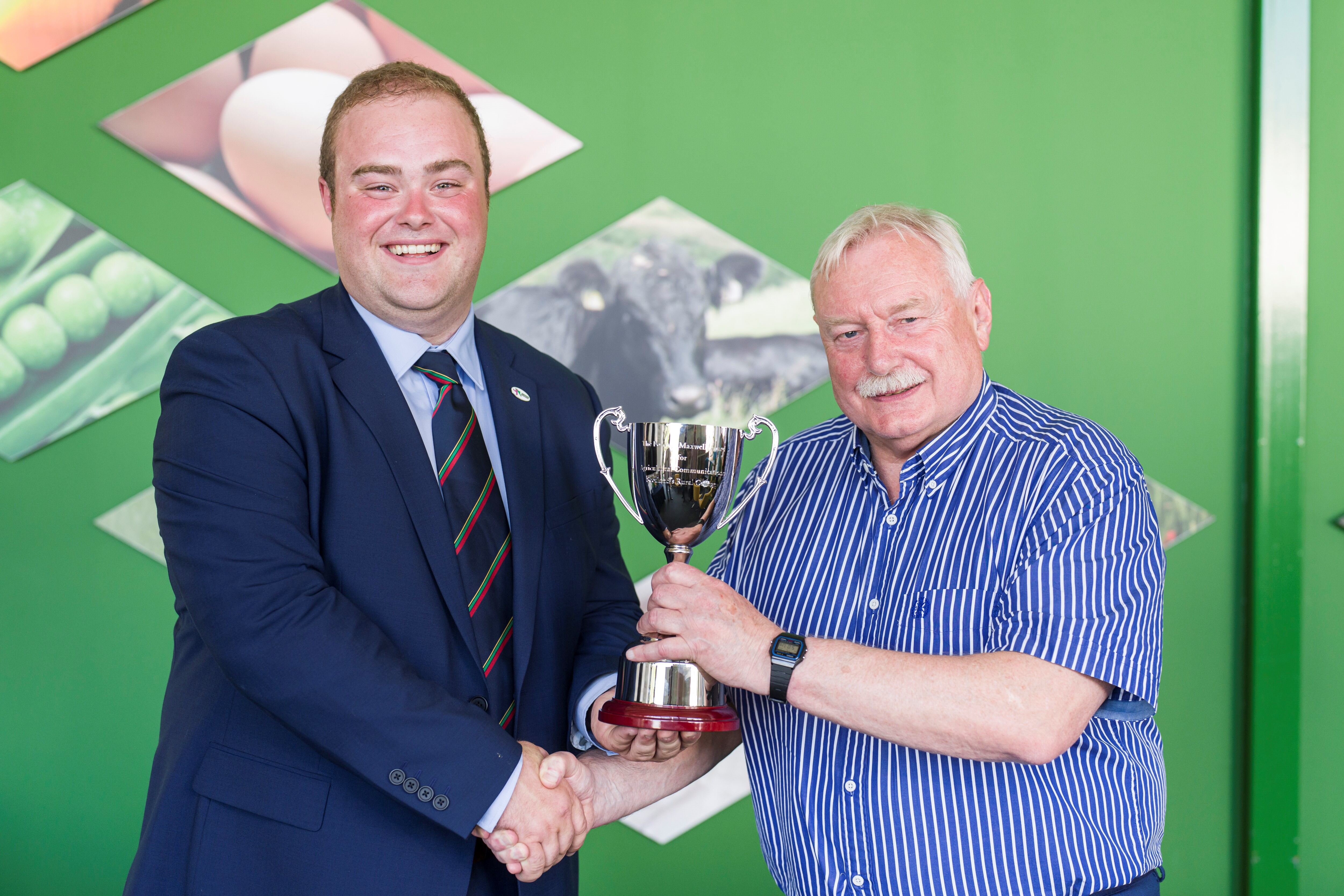 John “overwhelmed” after winning Agricultural Communications Award | SRUC